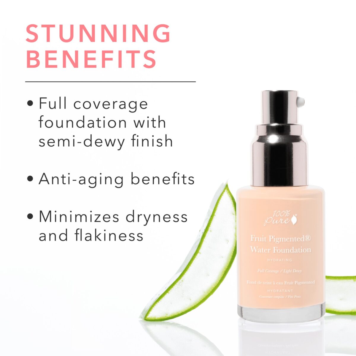 100% Pure Singapore Full Coverage Water Foundation